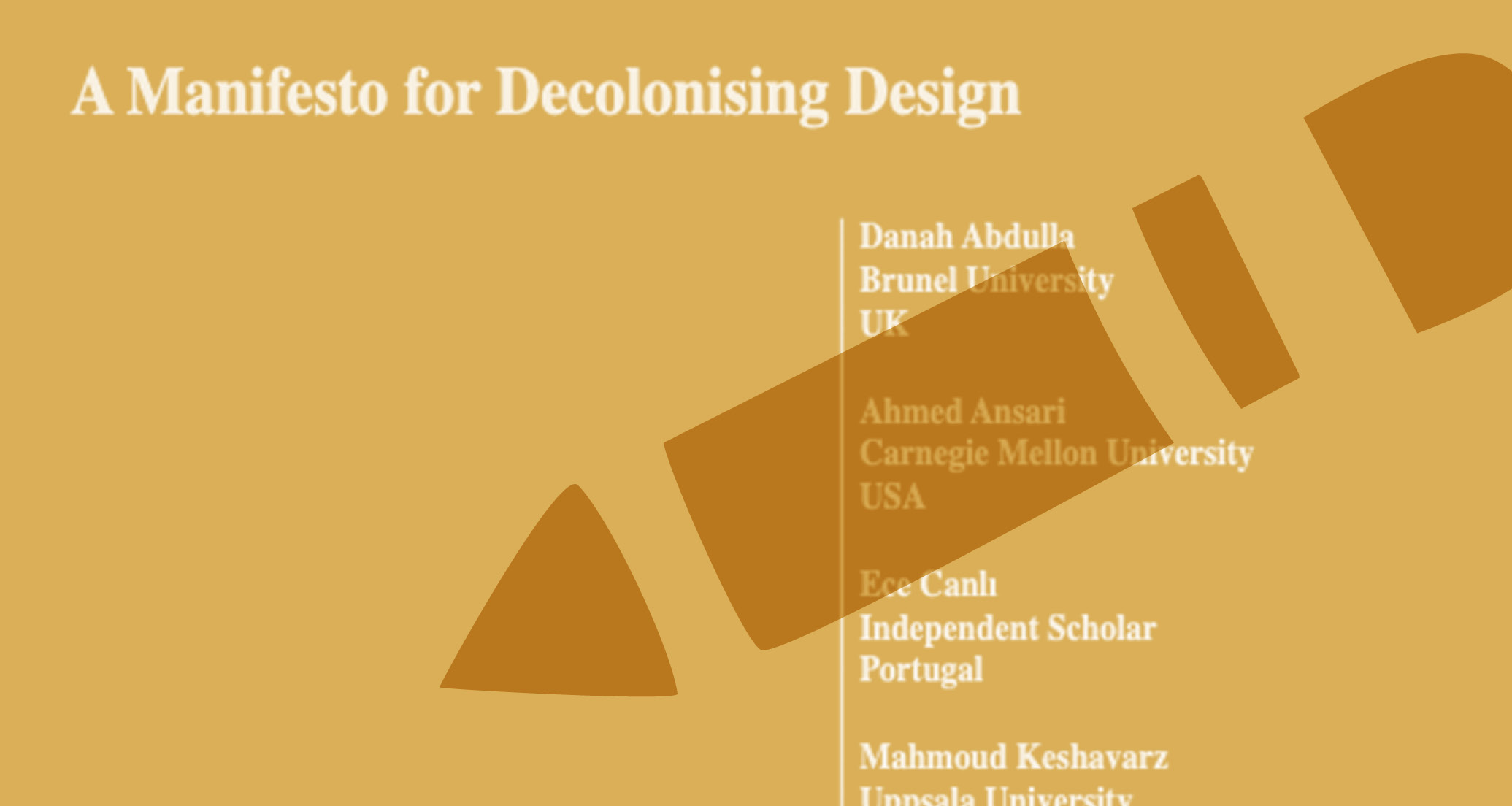 A Manifesto for Decolonising Design - Relative Creative
